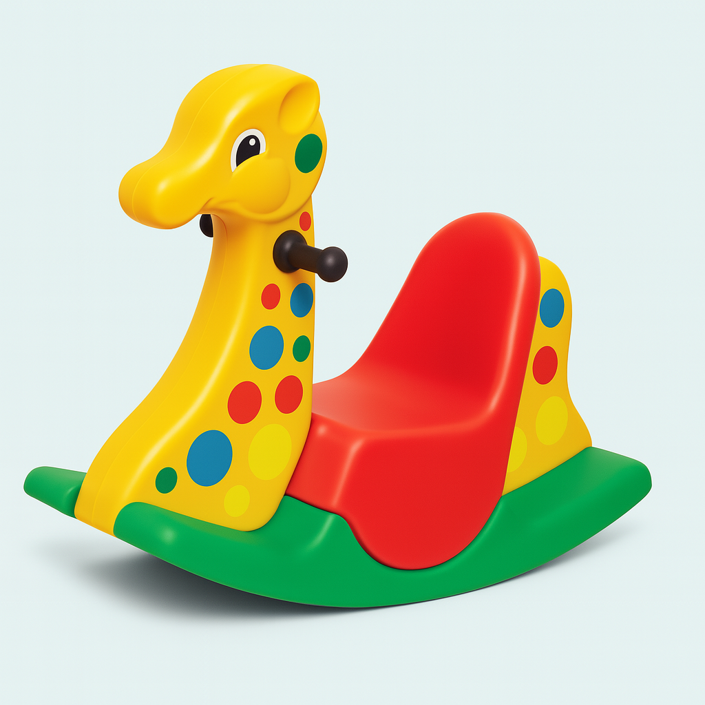 Bascule Cheval Multicolore – Jouet à Bascule Ludique pour Enfants - Big ...