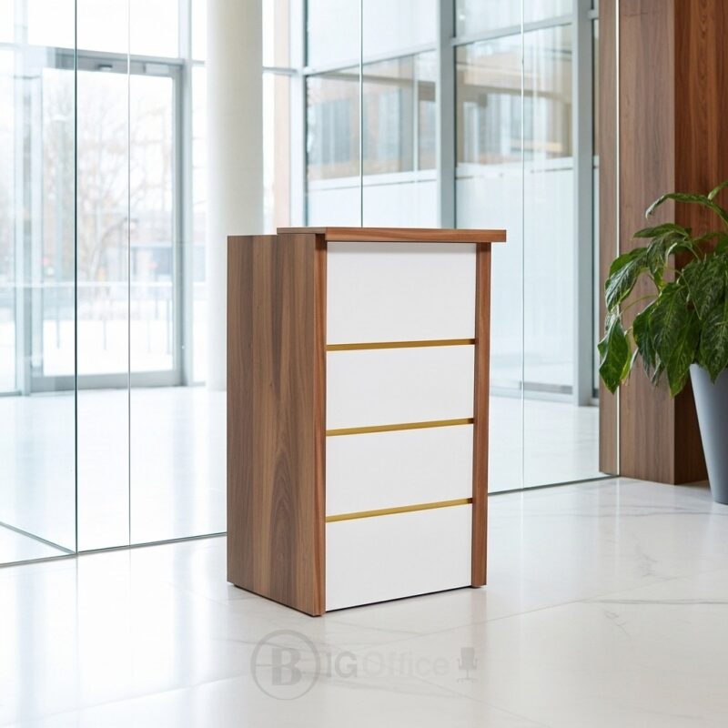 Comptoir de réception en MDF sur mesure – Design moderne ...